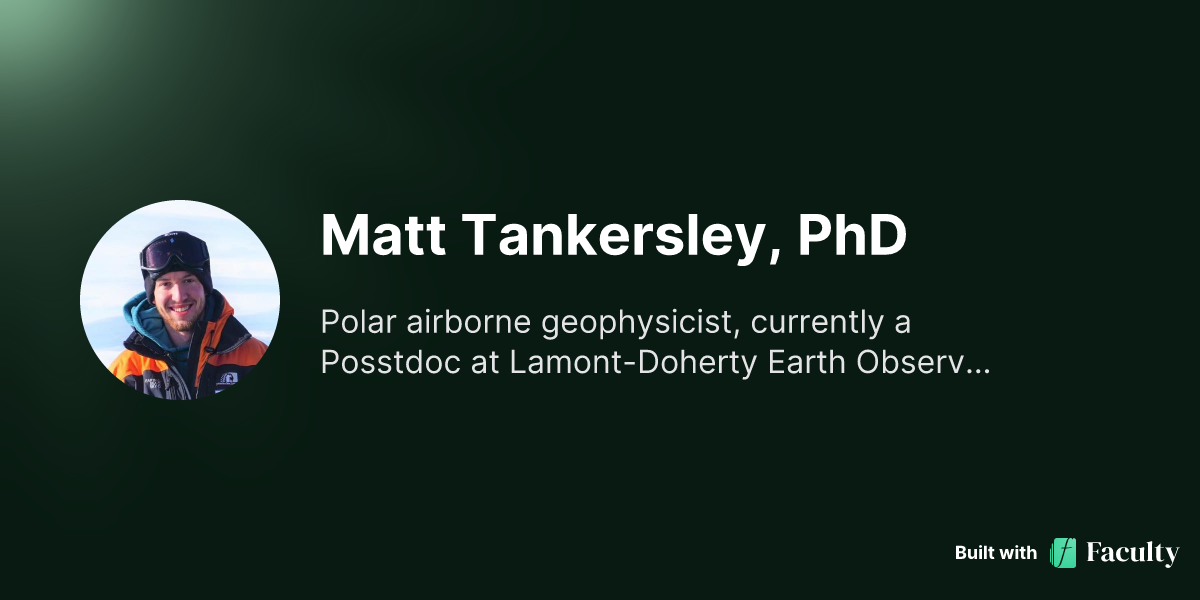 Matt Tankersley, PhD